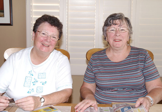 Connell sisters host coupon clipping for TWOQC – QuailCreekCrossing.com