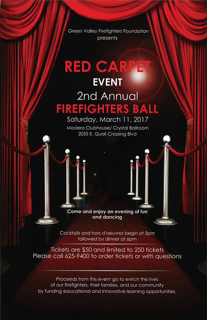 2nd annual Firefighters Ball set for March 11 – QuailCreekCrossing.com
