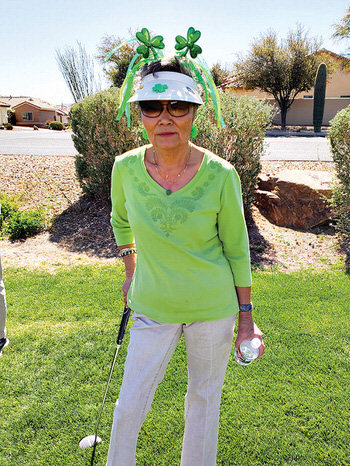 Green Scene! Lady Putters Celebrate St. Patrick’s Day ...